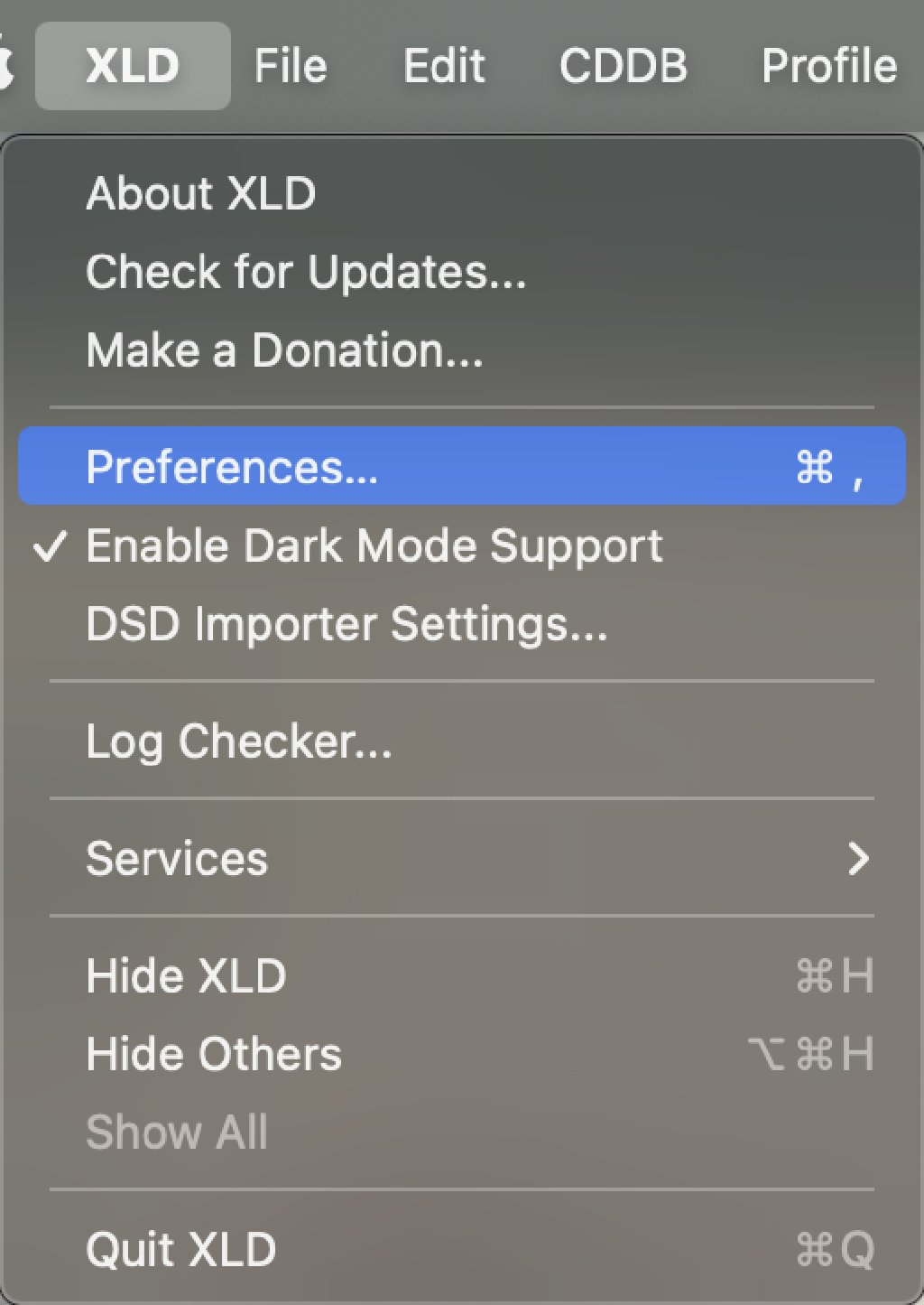 XLD Setting and Ripping Guide